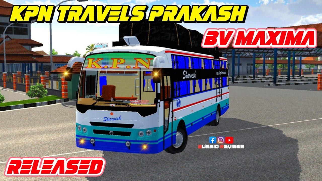 🎀🤩KPN TRAVELS PRAKASH BV MAXIMA BUS MOD IN BUSSID🔥😎 - YouTube