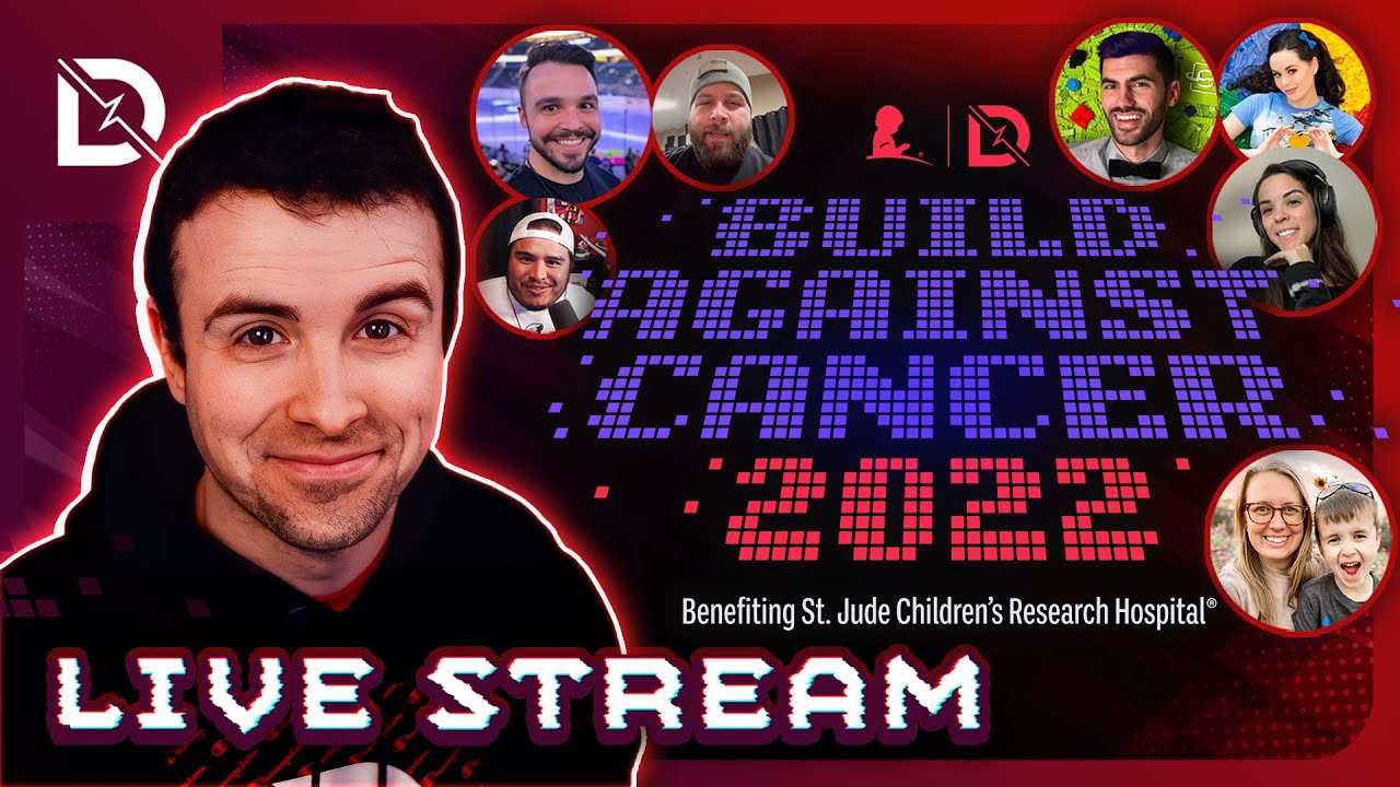 🔴 Build Against Cancer 2022 - Benefiting St. Jude! - YouTube