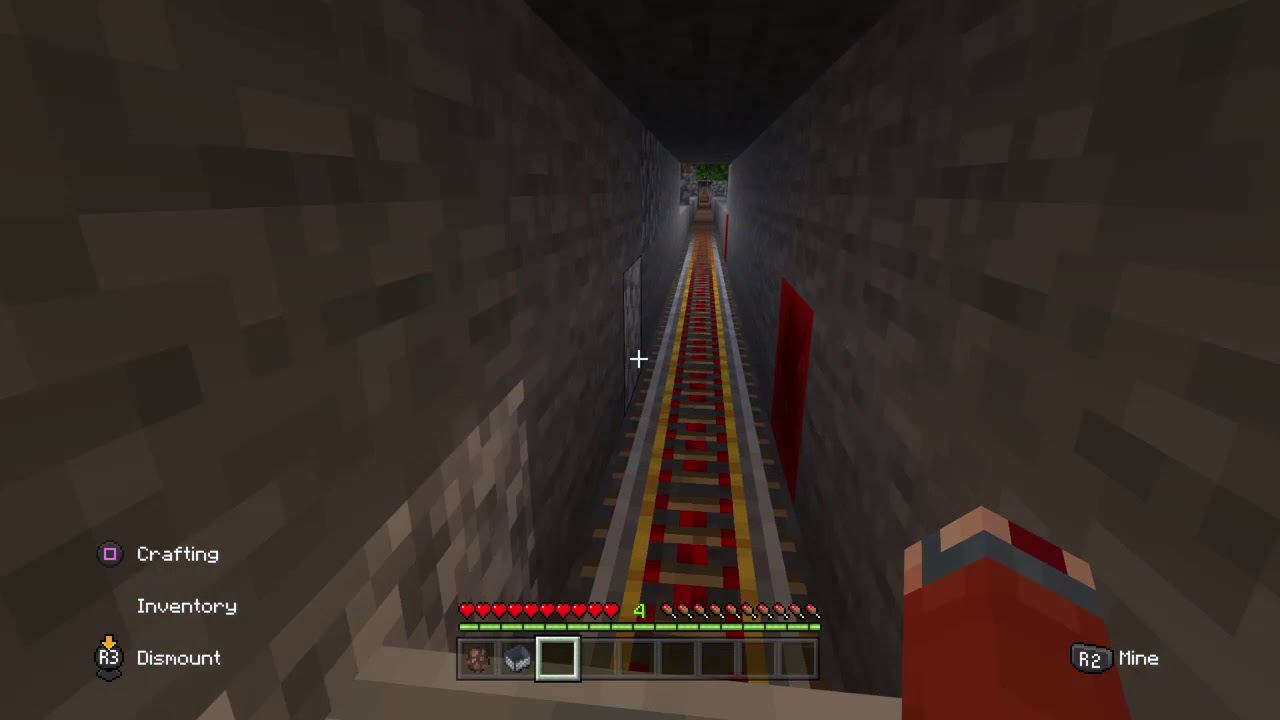Minecraft. Riding the monorail (Underground route) - YouTube