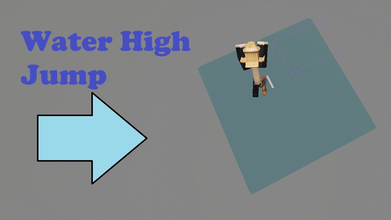 Water High Jump Tutorial Roblox - YouTube