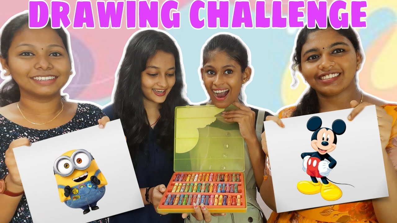 10 MINUTES DRAWING CHALLENGE 🎨🤩 - YouTube