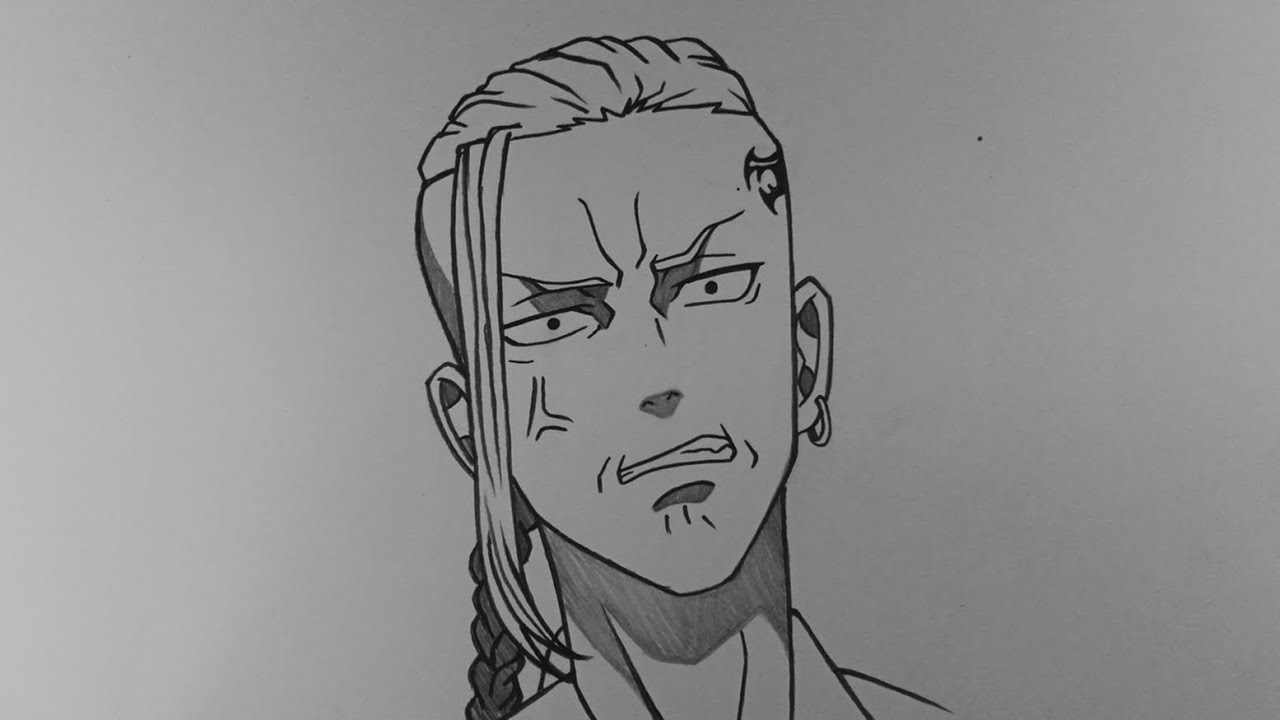 Very Simple !! How to draw DRAKEN [Tokyo Revengers] Step-by-step - YouTube