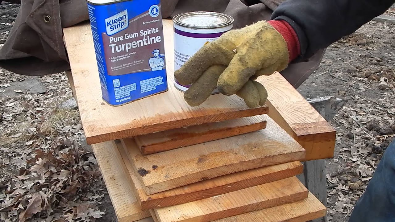 Preventing end grain splits - YouTube