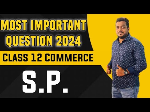 SP Most Important Question | 12th SP | Class 12 SP | Maharashtra Board ...