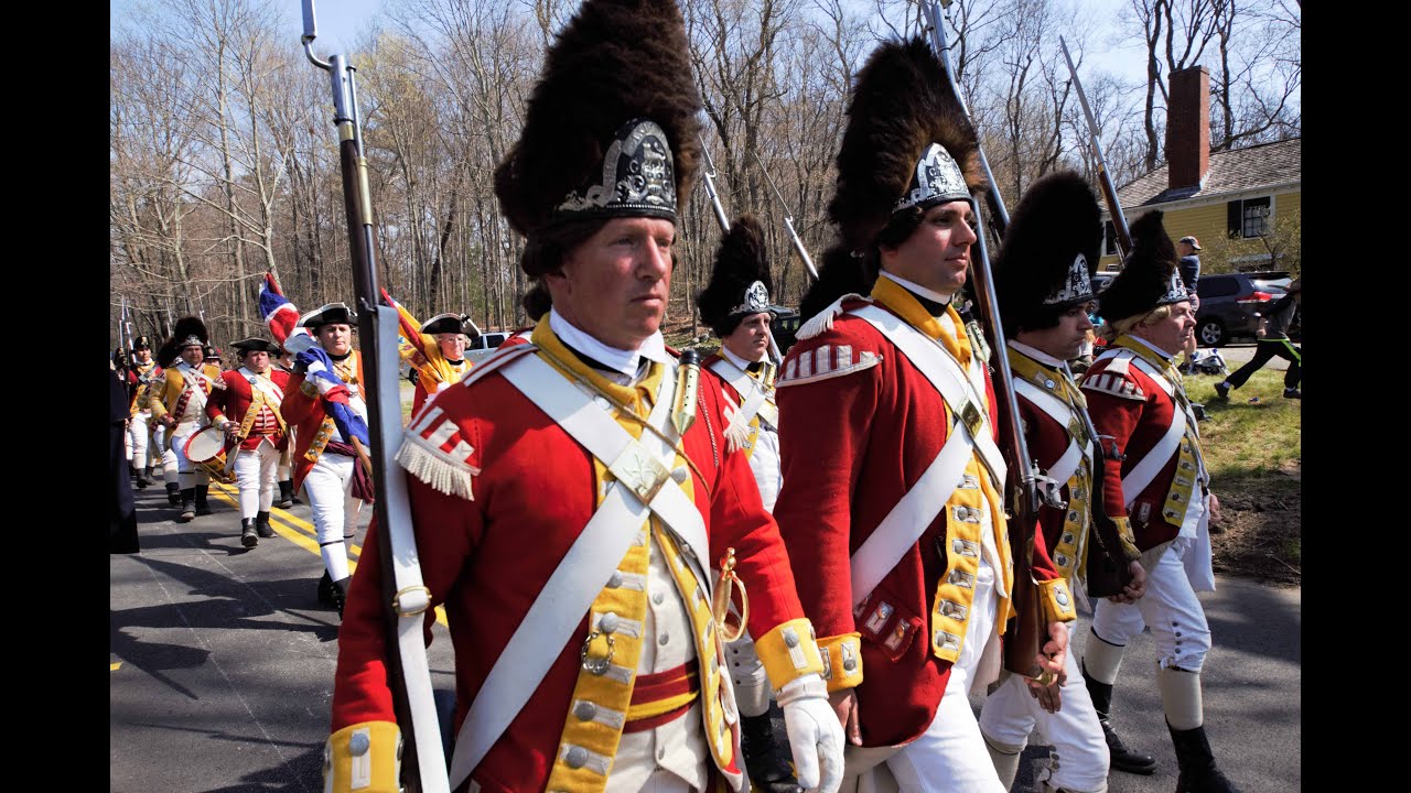 His Majesty's 10th Regiment on the march - YouTube