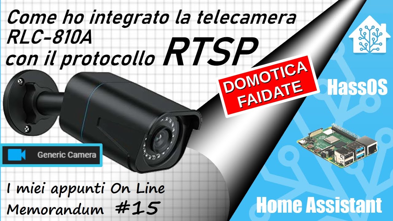 Home Assistant - Come integrare una telecamera con protocollo RTSP ep ...