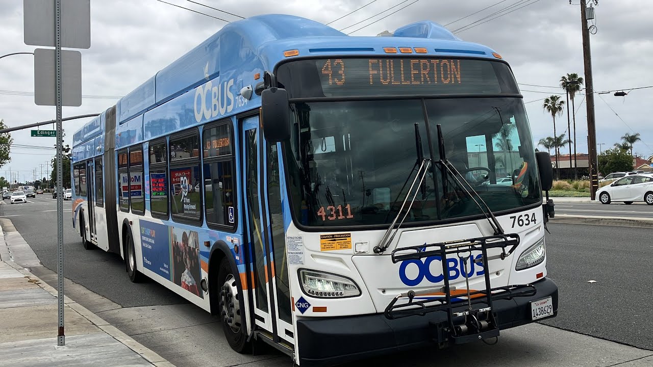 OCTA 2016 New Flyer XN60 #7634 - YouTube