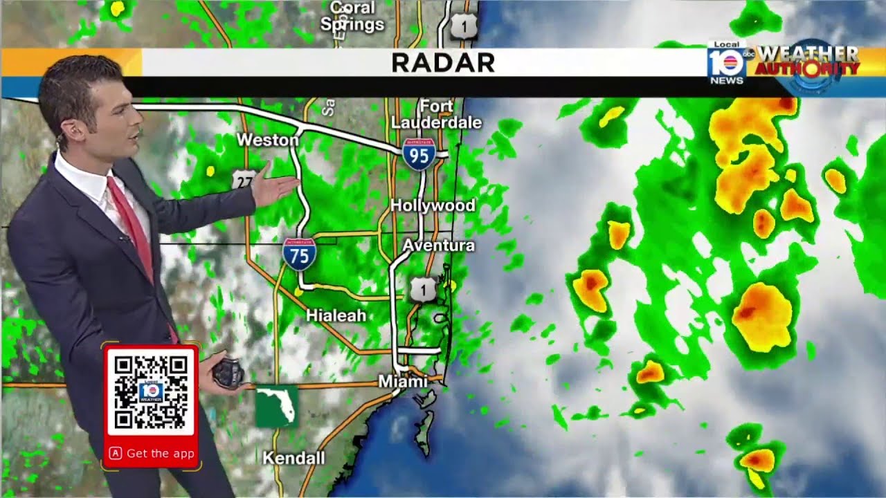 Local 10 noon weather update with meteorologist Brandon Orr - YouTube
