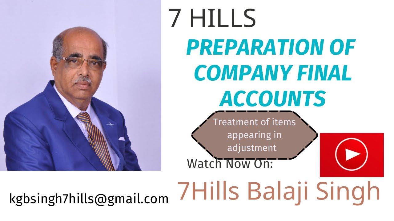 Treatment of items appearing in adjustment P-2 - YouTube