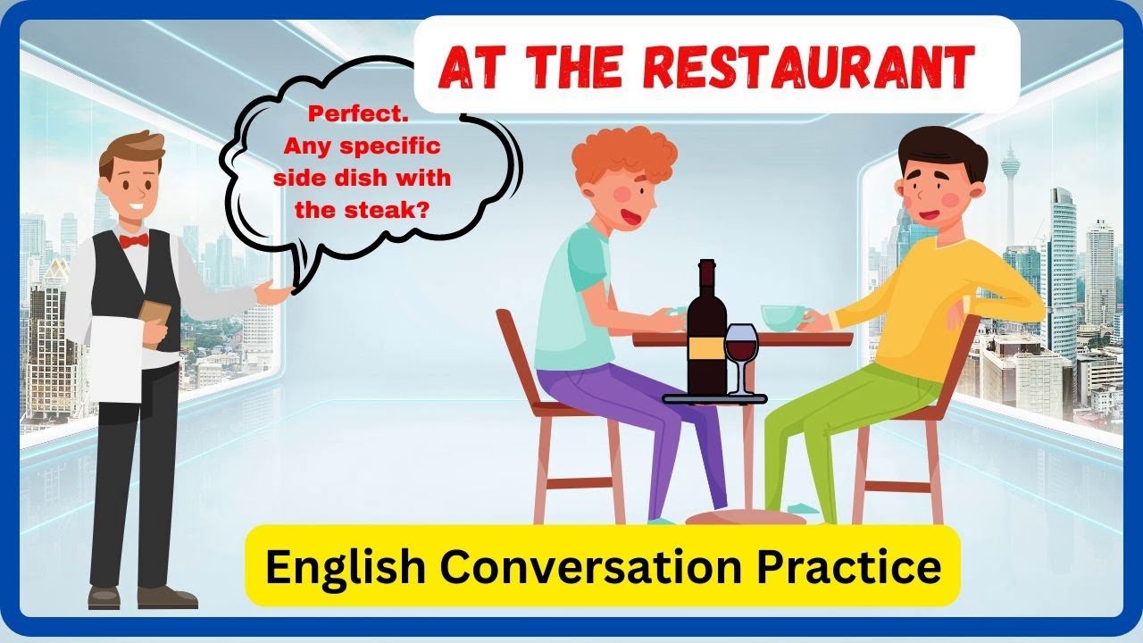At the Restaurant | English Conversation Dialogues | English ...