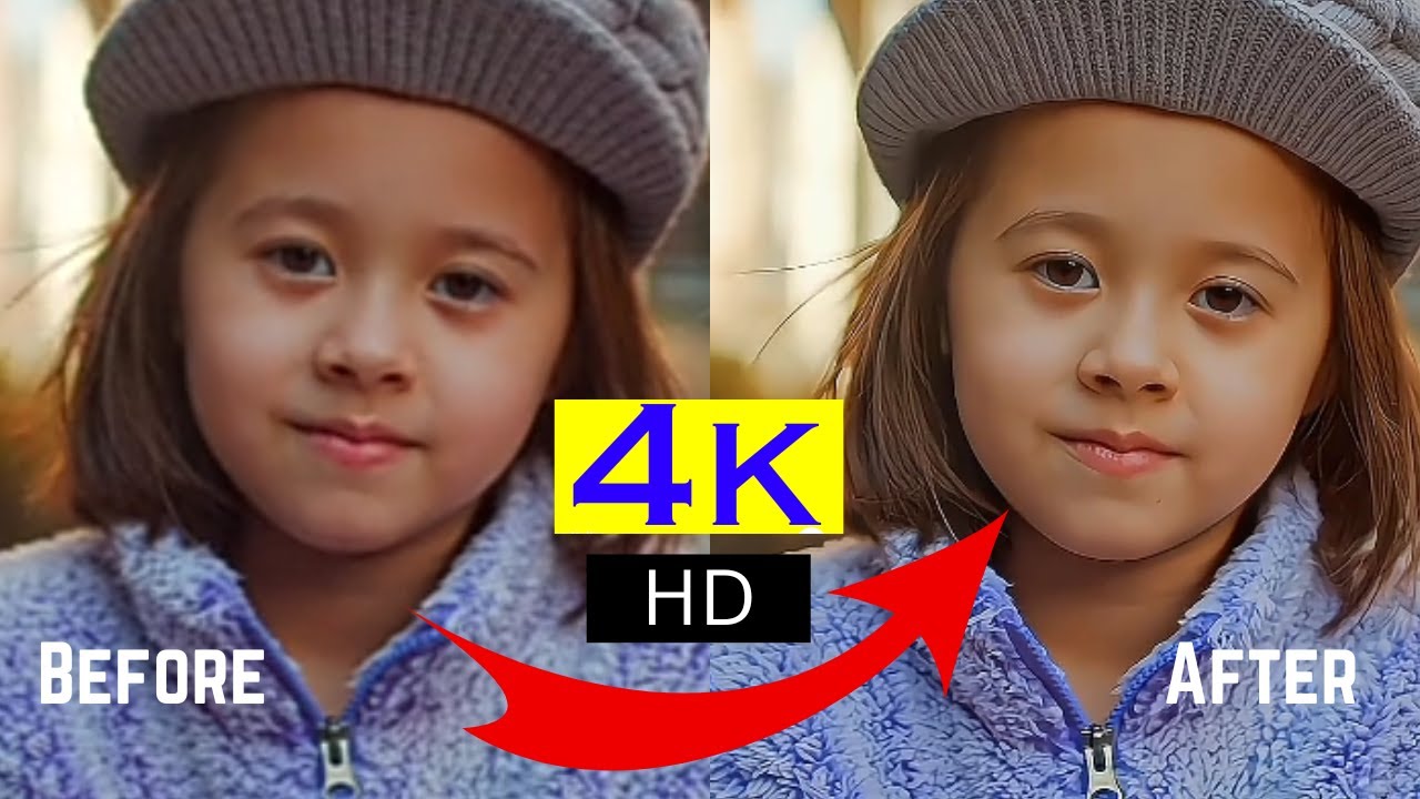 How to Convert Normal Video To 4K HD Video in 1 Click in Mobile | meitu 4k quality tutorial hdr ...