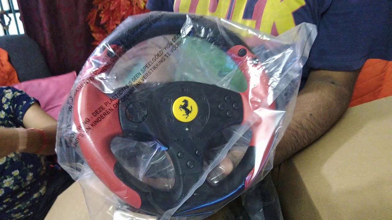 Thrustmaster Ferrari Red Legend edition Racing wheel Unboxing 🔥 - YouTube