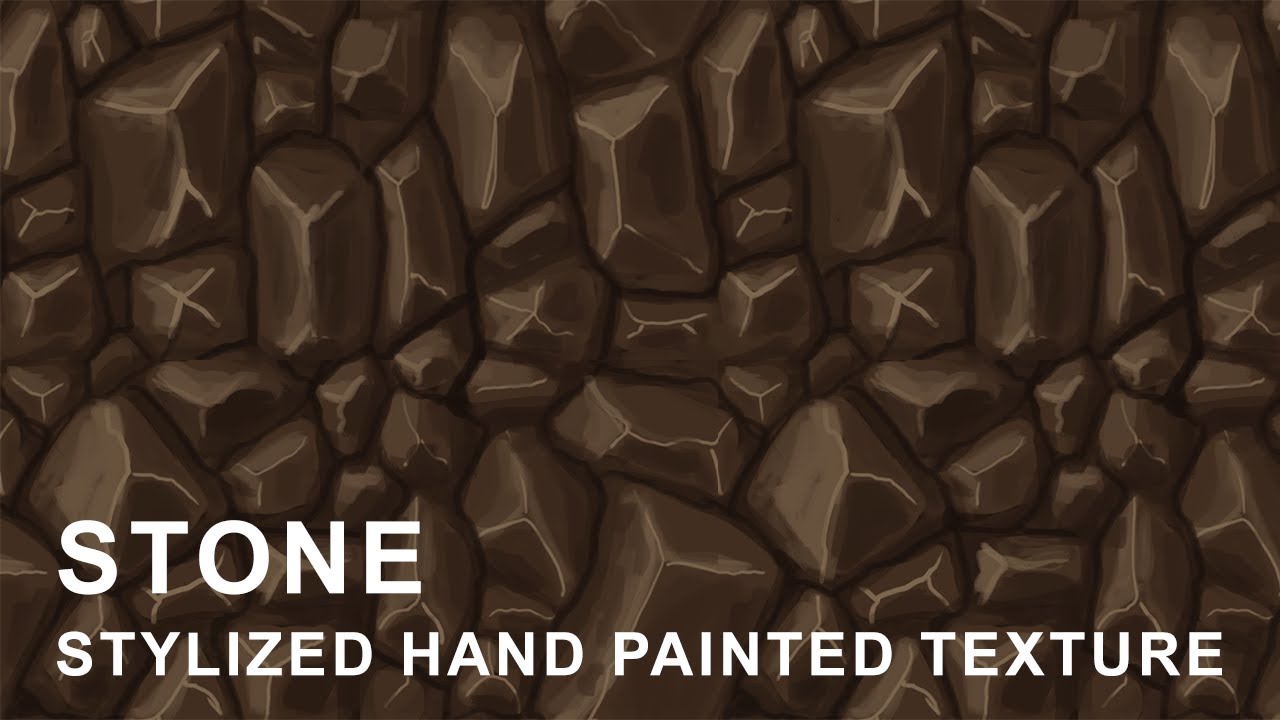 How to Make Beautiful Hand Painted Stone Textures in Just 3 Minutes ...