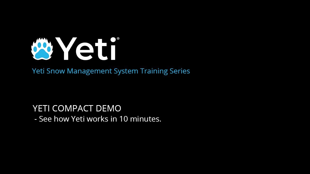 Yeti Snow + Ice Management - Demo on Demand - YouTube