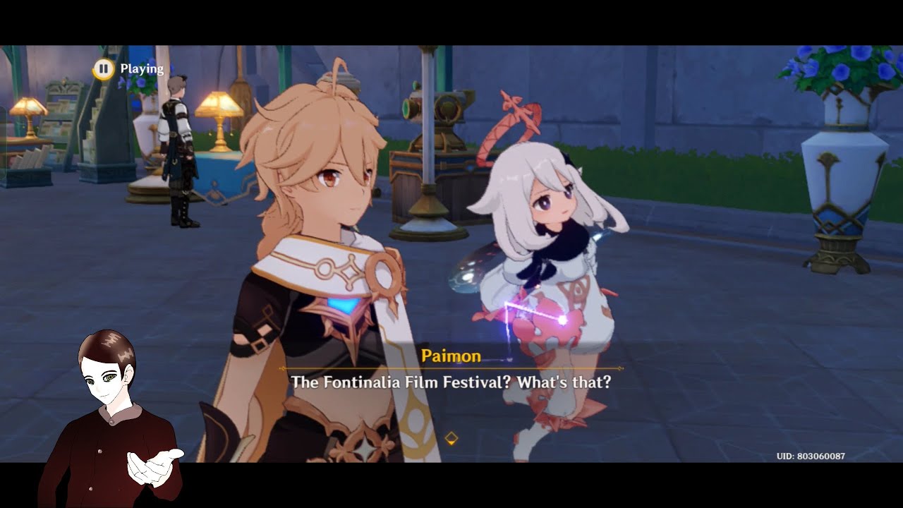 It sounds so cute when Paimon says 'The Fontinalia Film Festival' in ...