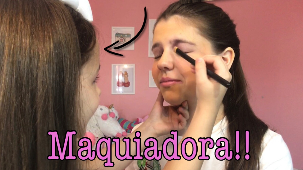 Minha Irmã Me Maquiando {feat Maitê} Youtube