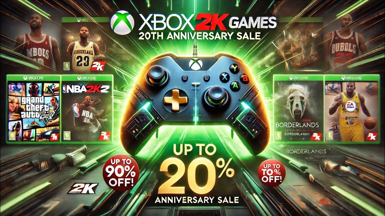 Xbox 2k Games 20th Anniversary Sale For Xbox 360 & Xbox One - YouTube