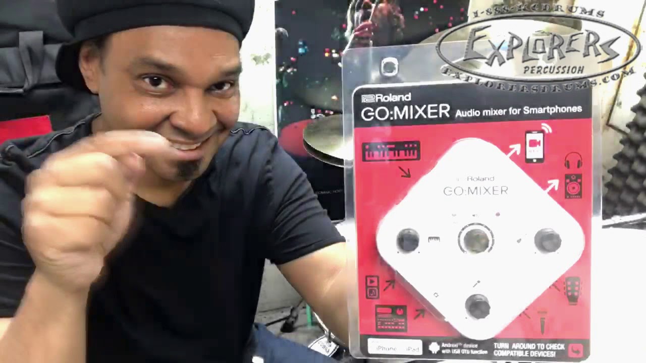 Roland Go-Mixer w/ Go-Go Ray at Explorers Percussion - YouTube
