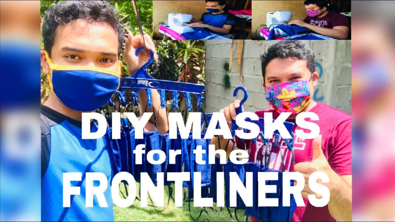 DIY FACE MASKS for the FRONTLINERS - YouTube