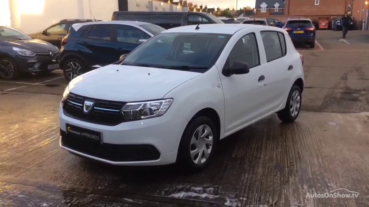 DACIA SANDERO AMBIANCE TCE WHITE 2017 - YouTube