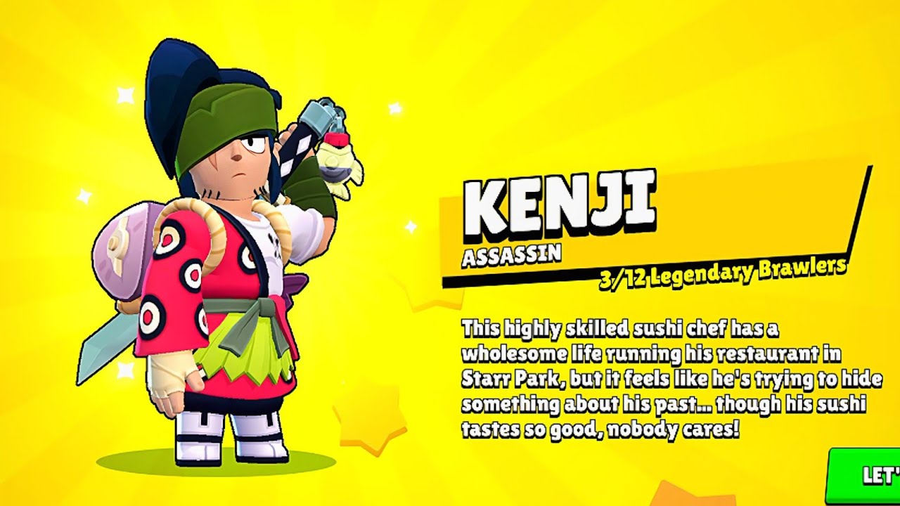 Brawl Star; New Brawler_Kenji_Gameplay Walkthrough (Android/iOS) - YouTube