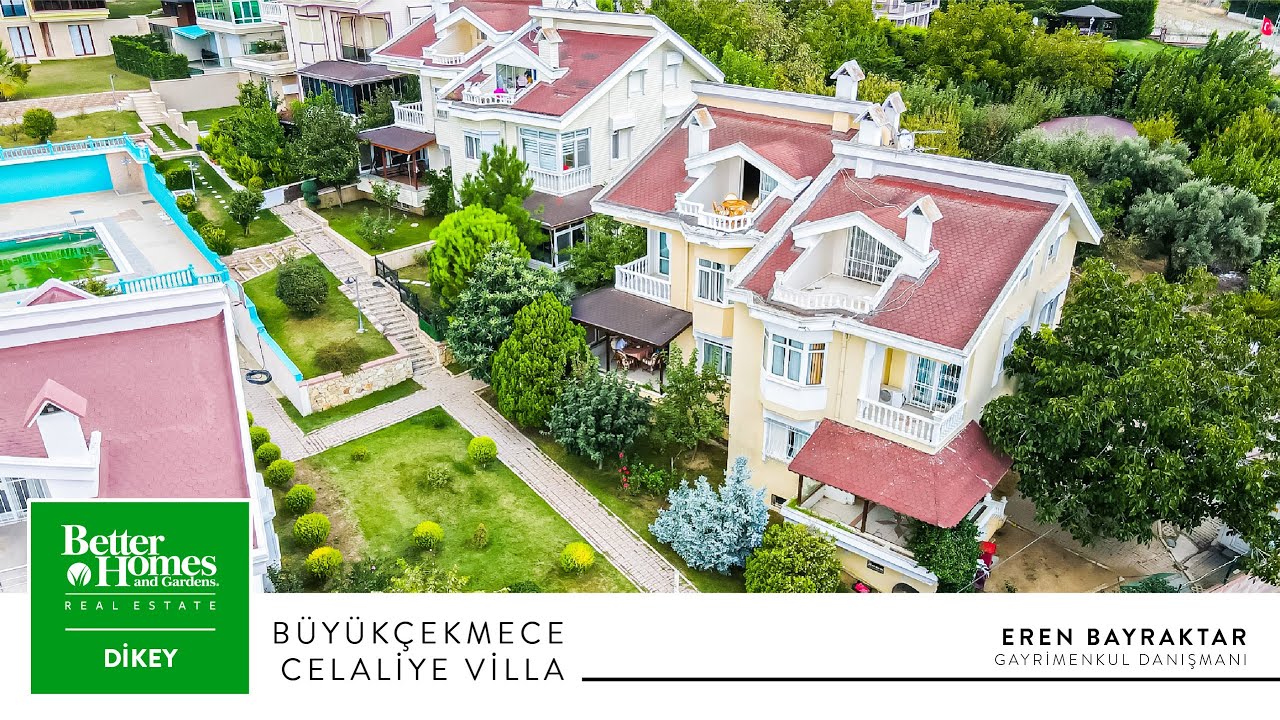 BÜYÜKÇEKMECE CELALİYE'DE SİTE İÇİ SATILIK VİLLA 6+2 - YouTube