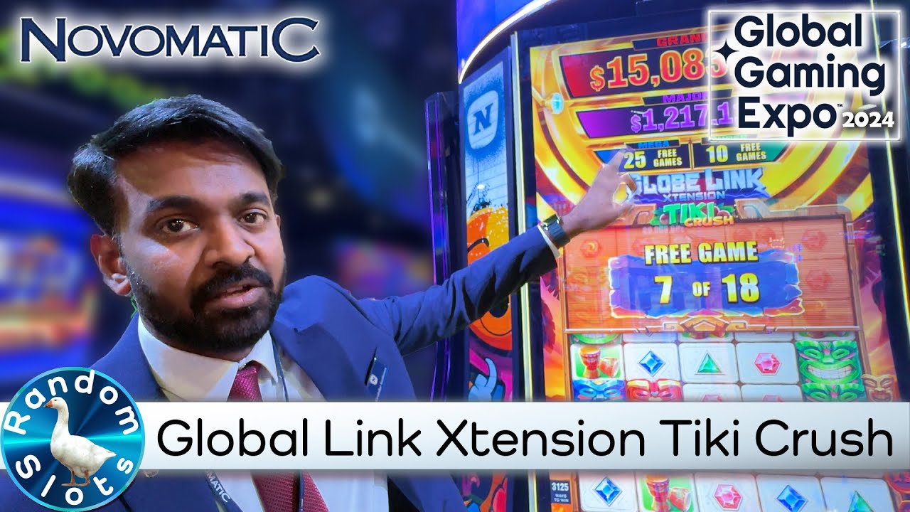 Novomatic, Tiki Crush Slot Machine, #G2E2024 - YouTube