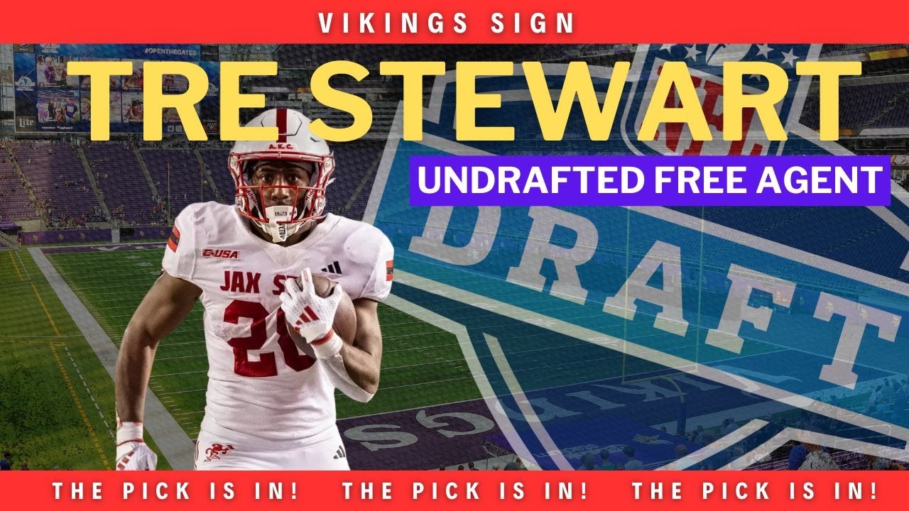Vikings Signed Undrafted Free Agent Tre Stewart, Running Back ...