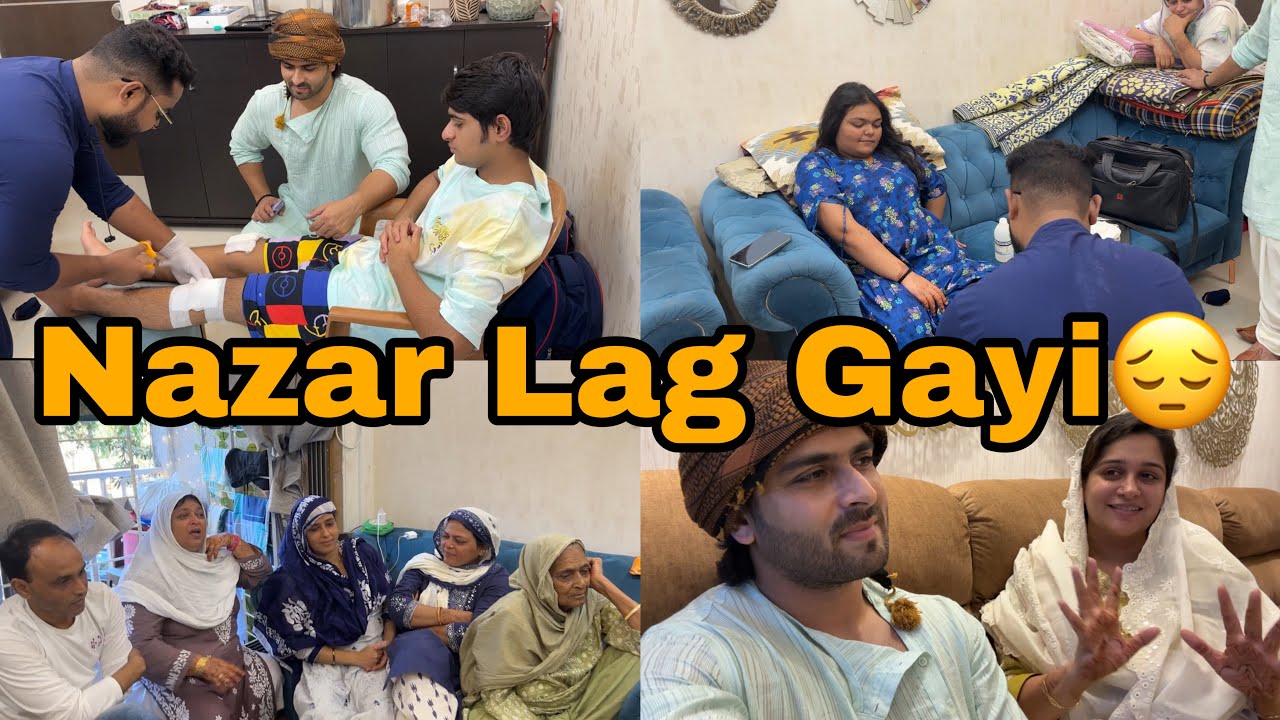 Rehan aur Riza ko nazar lag gayee☹️ | Mood light krne ki koshish🙈 ...