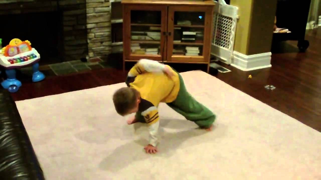 Thomas Showing Off His Break Dancing Skills - YouTube