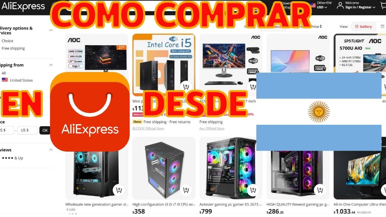 COMO COMPRAR EN ALIEXPRESS DESDE ARGENTINA 2024 - YouTube