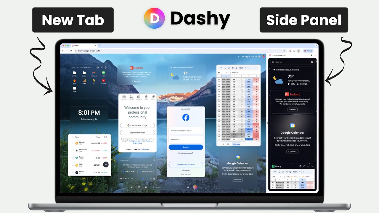 Dashy New Tab Dashboard - YouTube