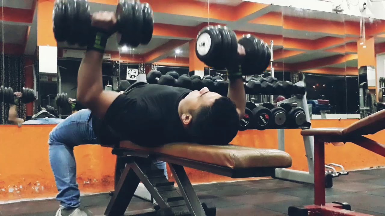 Dumbbell Chest Press |Chest Workout| - YouTube