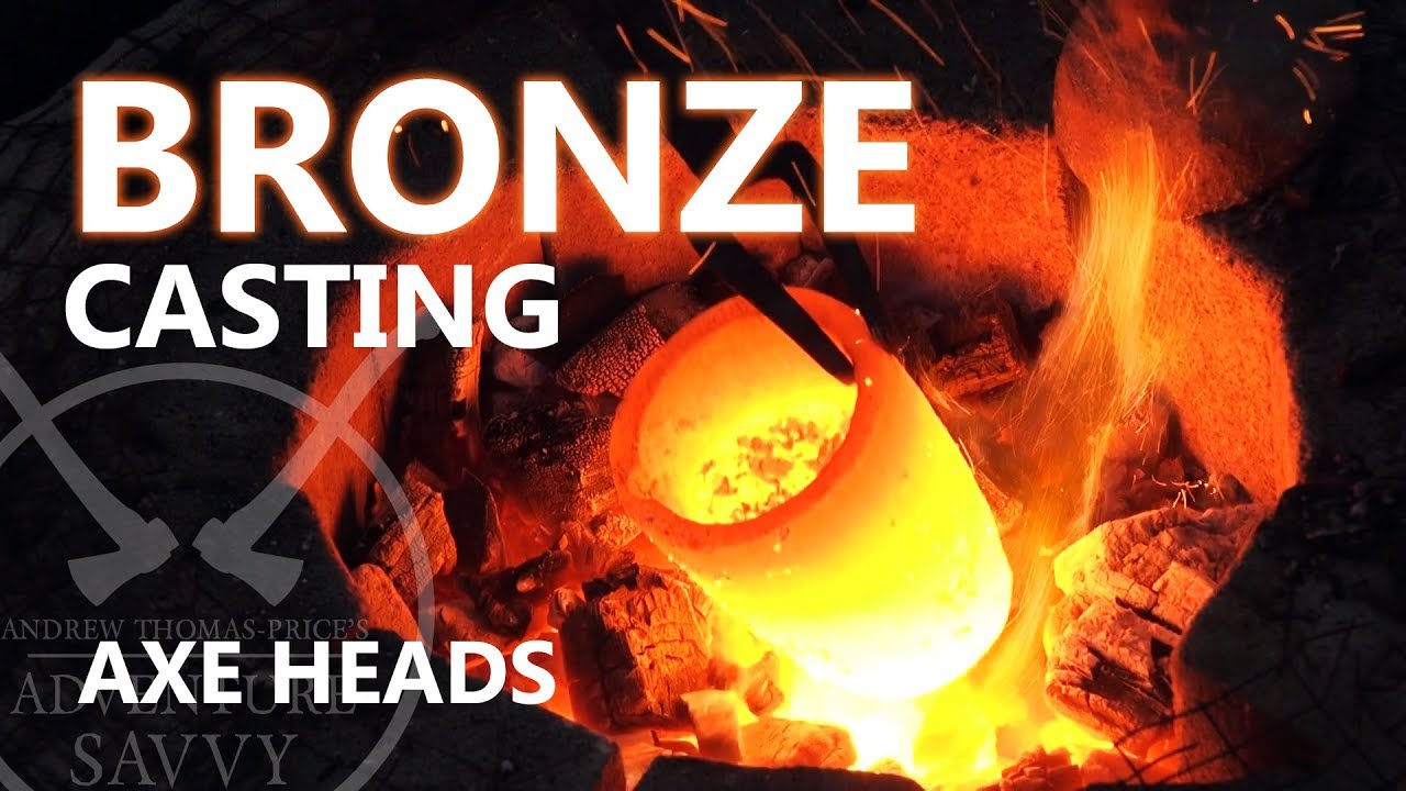 Bronze Age Casting - Axe Heads - YouTube