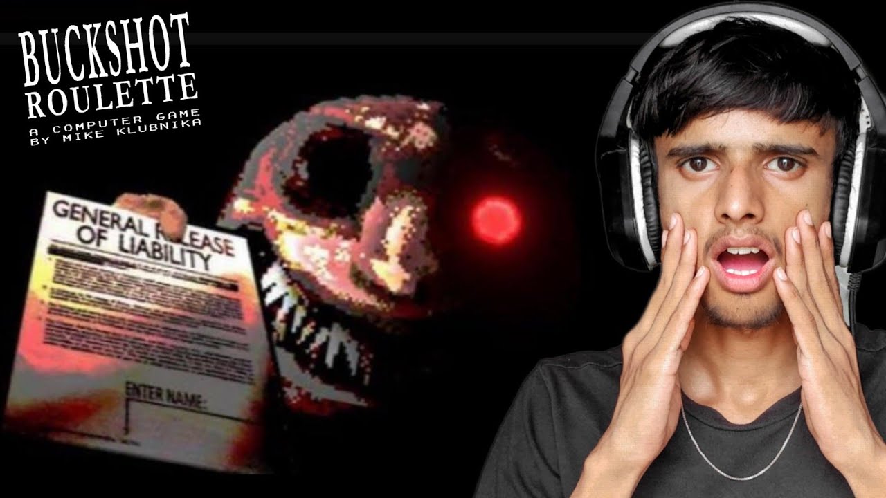 PLAYING A SUPER SCARY GAME !!!! BUCKSHOT ROULETTE - YouTube