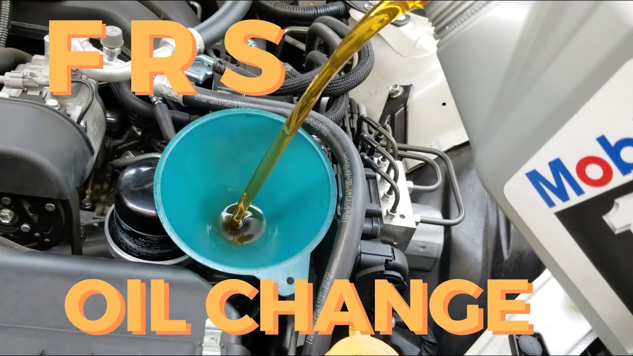 FRS/BRZ Oil Change - YouTube