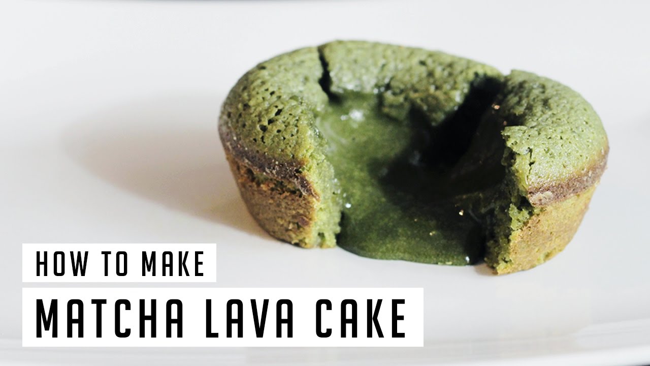 How to make Matcha Lava Cake ♡ EASY RECIPE | clothesnbits - YouTube