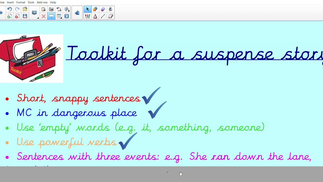 English Box up a text and use empty words - YouTube