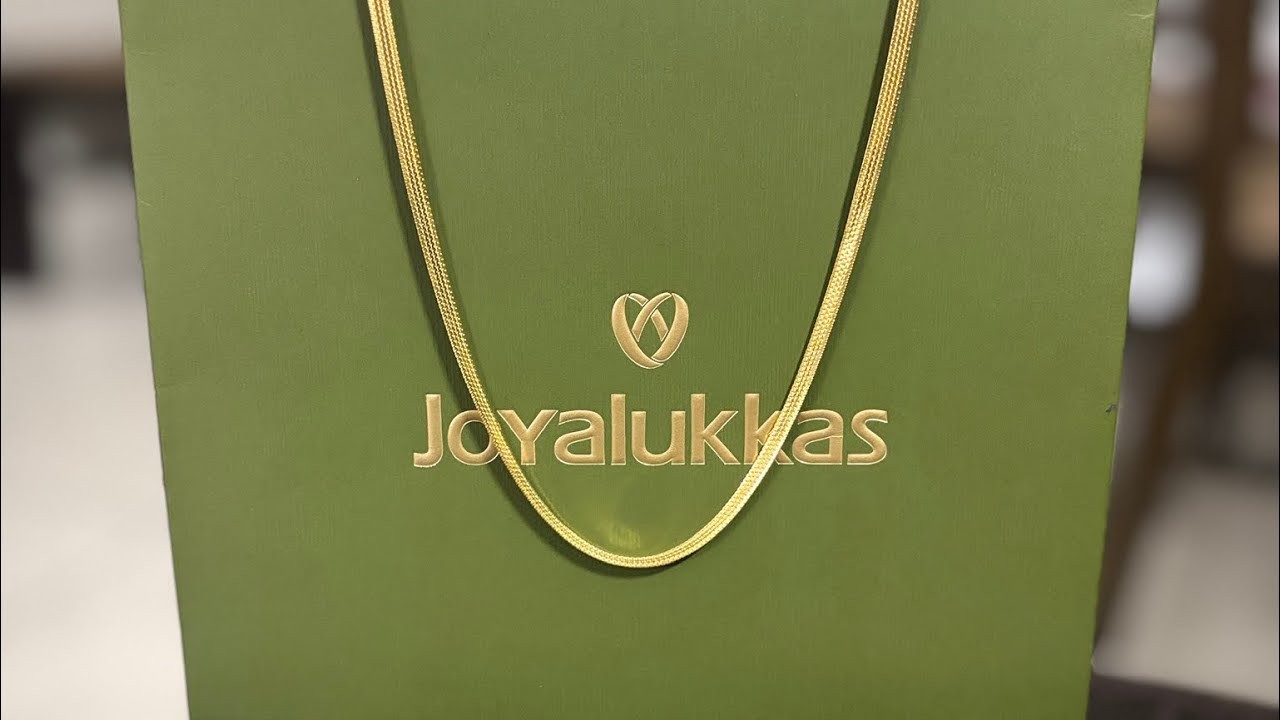 Joyalukkas gold chain - YouTube