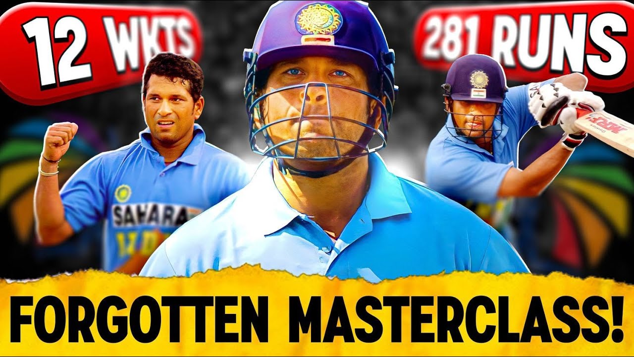Why Sachin Tendulkar’s 2004 Asia Cup Performance is Cricket’s Forgotten ...