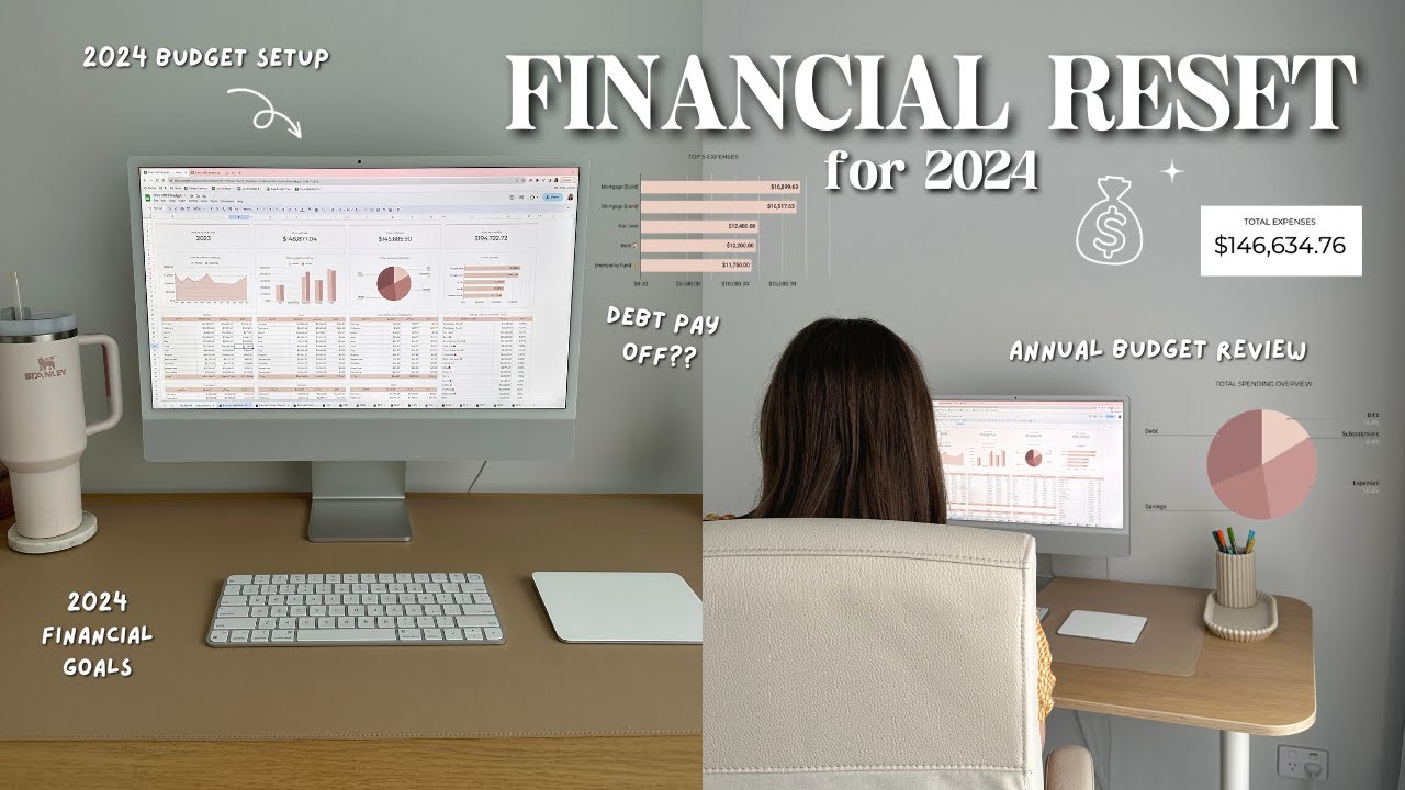 FINANCIAL RESET for 2024: money goals, annual budget review, 2024 ...