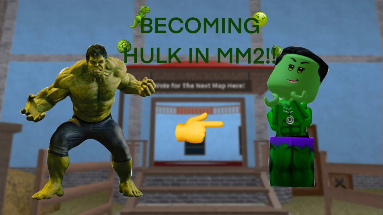 Becoming HULK in MM2!! (rage quitted) - YouTube