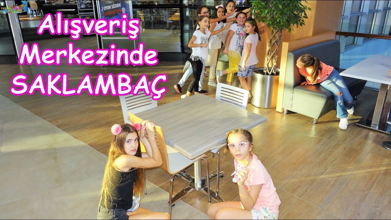 ALIŞVERİŞ MERKEZİNDE TAKİPÇİLERİMİZ ile SAKLAMBAÇ OYNADIK - Eğlenceli ...
