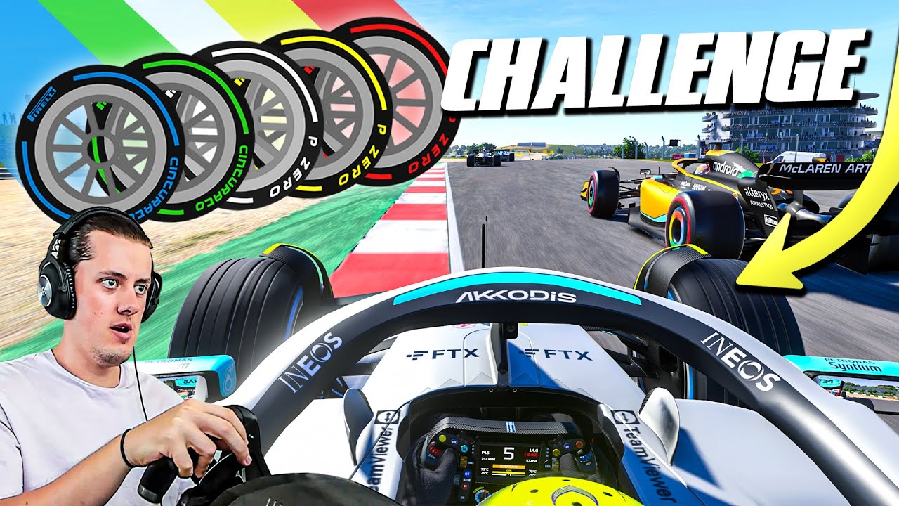 F1 22 Portimao 5 TYRE CHALLENGE Vs 0 AI F1 22 Game Experiment YouTube