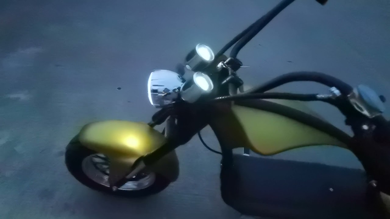 Gaeacycle Super Fat Tire e chopper Harley citycoco M1P lighting with ...