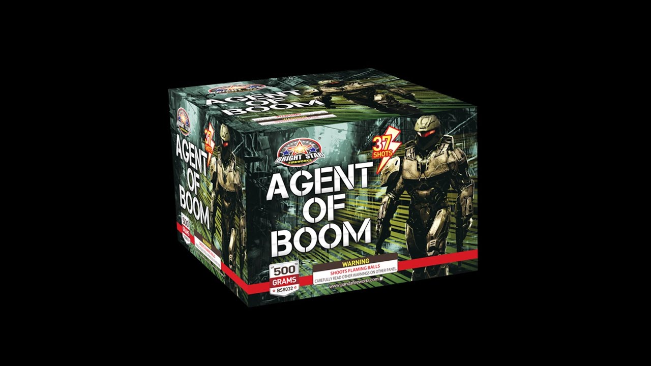 Agent of Boom Firework - 500g Cake - YouTube