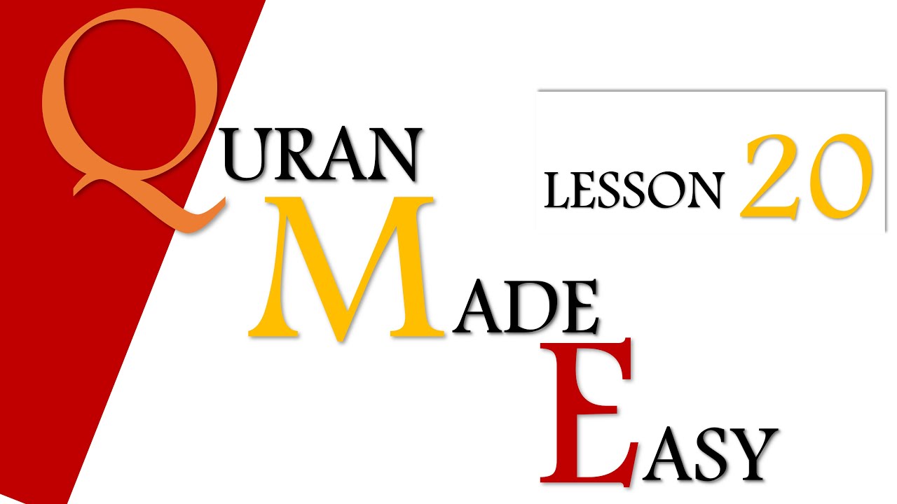 LESSON 20 | QURAN Made Easy WORD by WORD | Surah al Baqarah Aya 10 ...