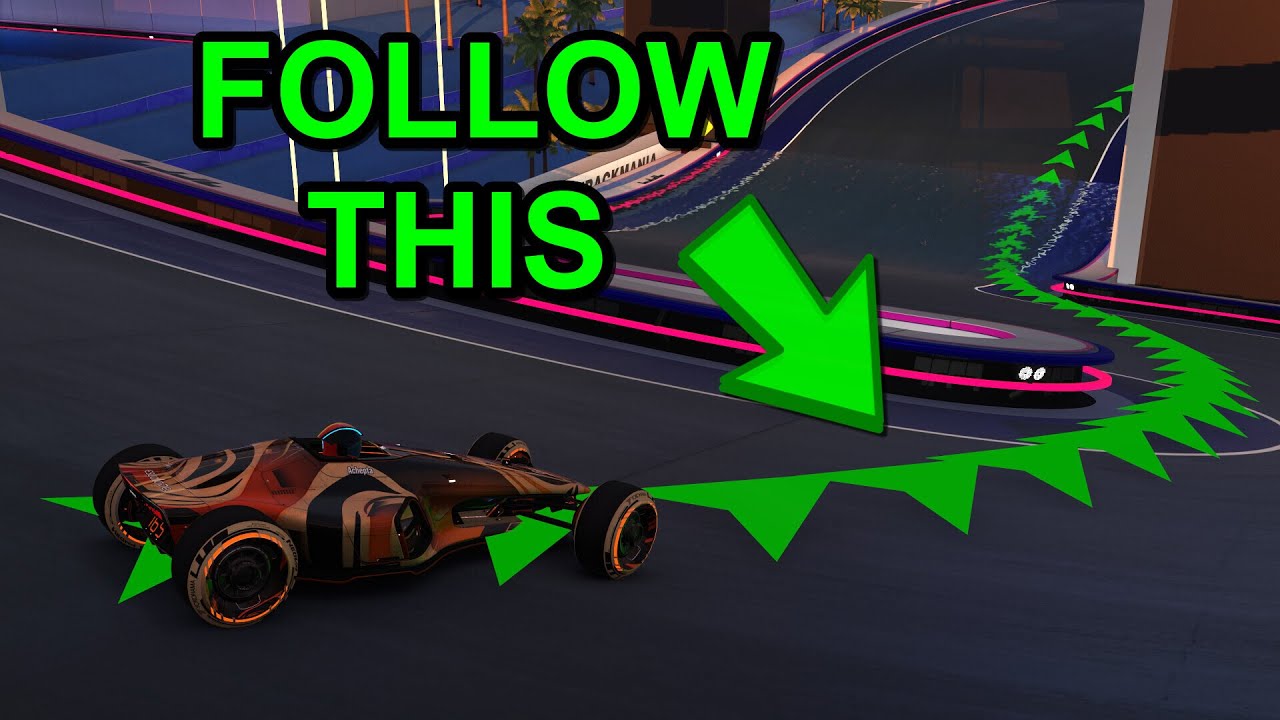 Learn racing lines in Trackmania - YouTube