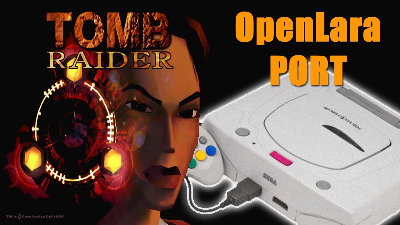OpenLara on Sega Saturn using Yaul - YouTube