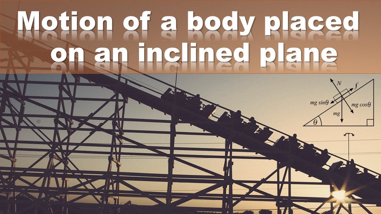 Inclined Plane || Motion of a body placed on an inclined plane - YouTube